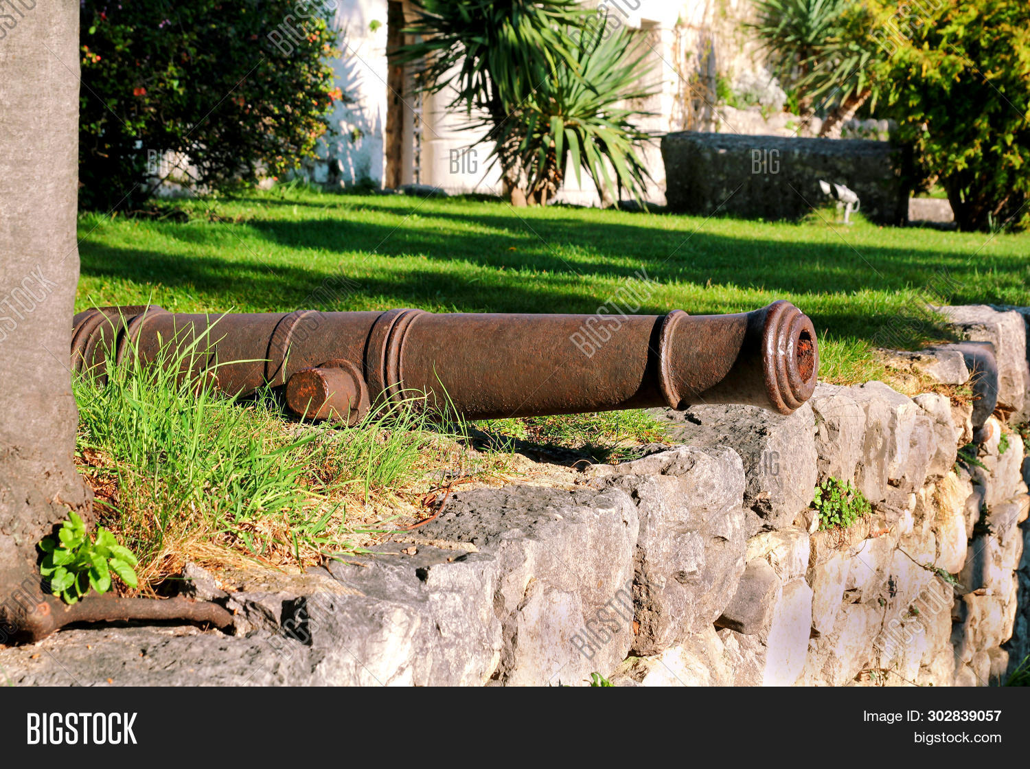 Old Military Cannon On Image & Photo (Free Trial) | Bigstock