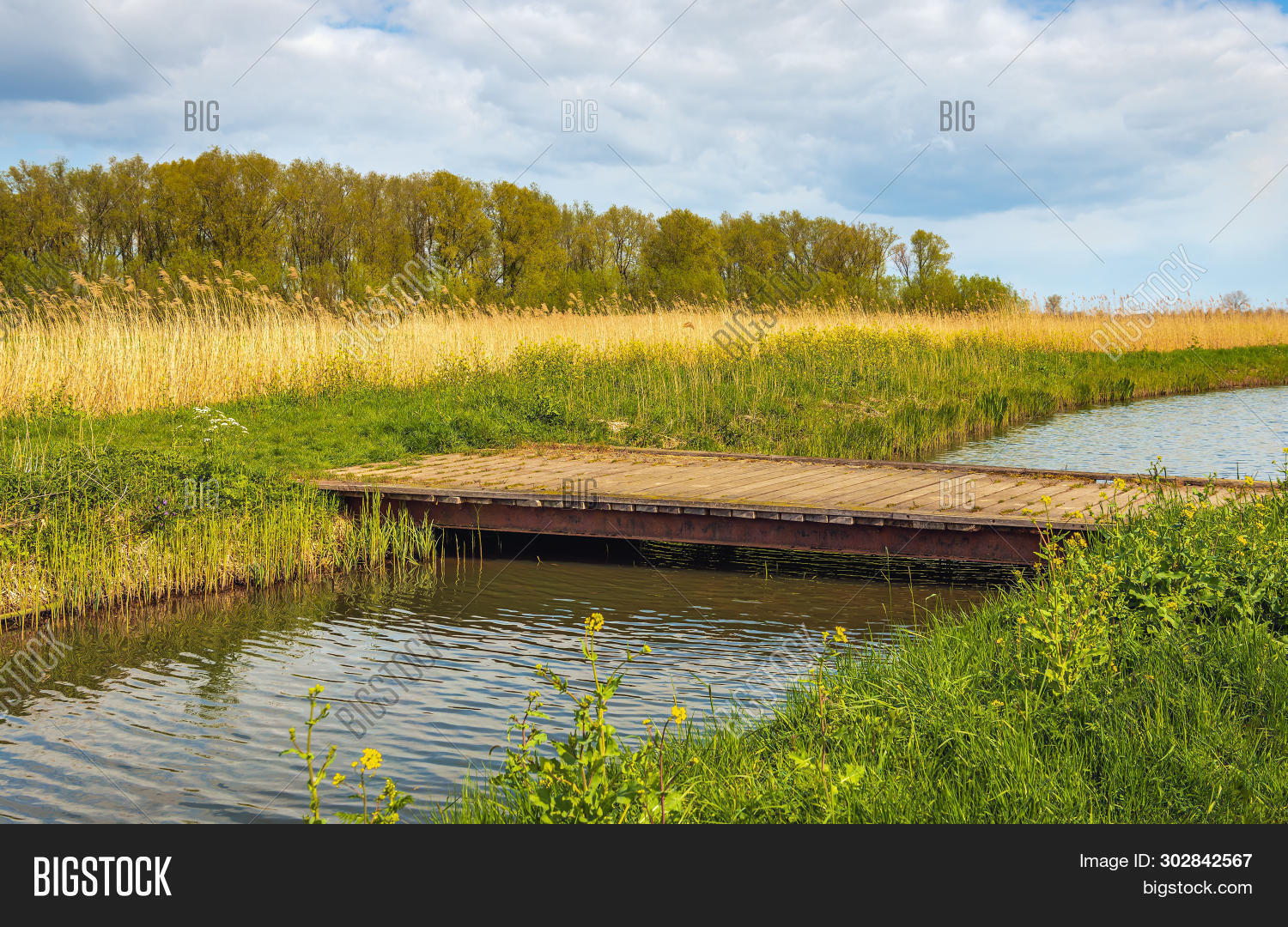 Simple Wooden Bridge Image & Photo (Free Trial) | Bigstock