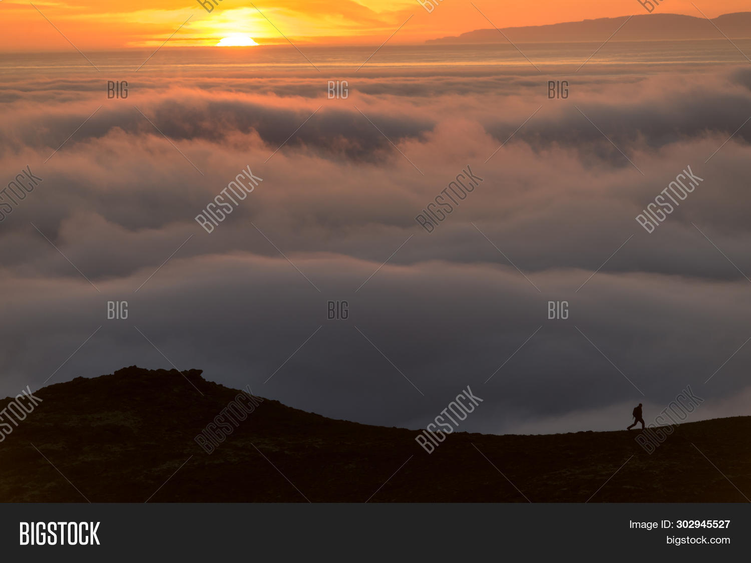 Silhouette Man On Image & Photo (Free Trial) | Bigstock