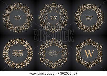 Vintage Monogram Images, Illustrations & Vectors (Free) - Bigstock