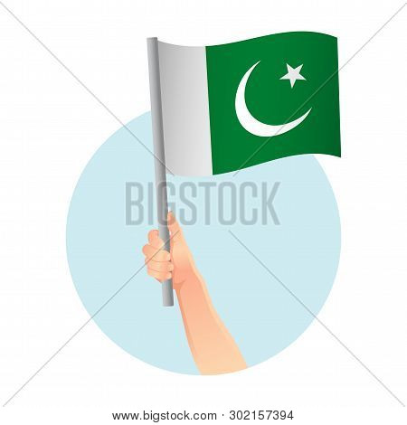 Pakistan Flag Hand. Vector & Photo (Free Trial) | Bigstock