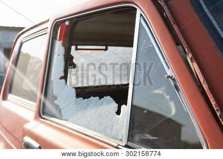 Car Window Smashed By Image & Photo (Free Trial) | Bigstock