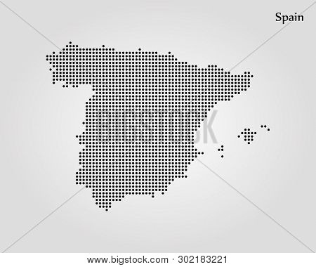 Map Spain. Vector Vector & Photo (Free Trial) | Bigstock