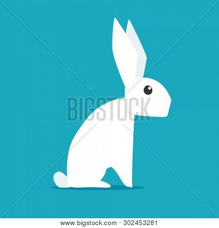 White Rabbit. Clipart Image & Photo (Free Trial) | Bigstock