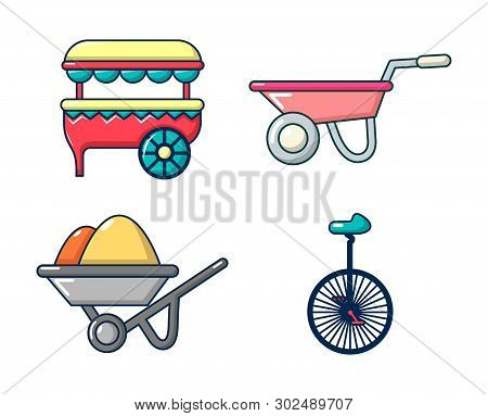 One Wheel Cart Icon Image & Photo (Free Trial) | Bigstock