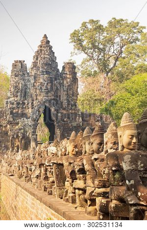 Row Statues Guarding Image & Photo (Free Trial) | Bigstock