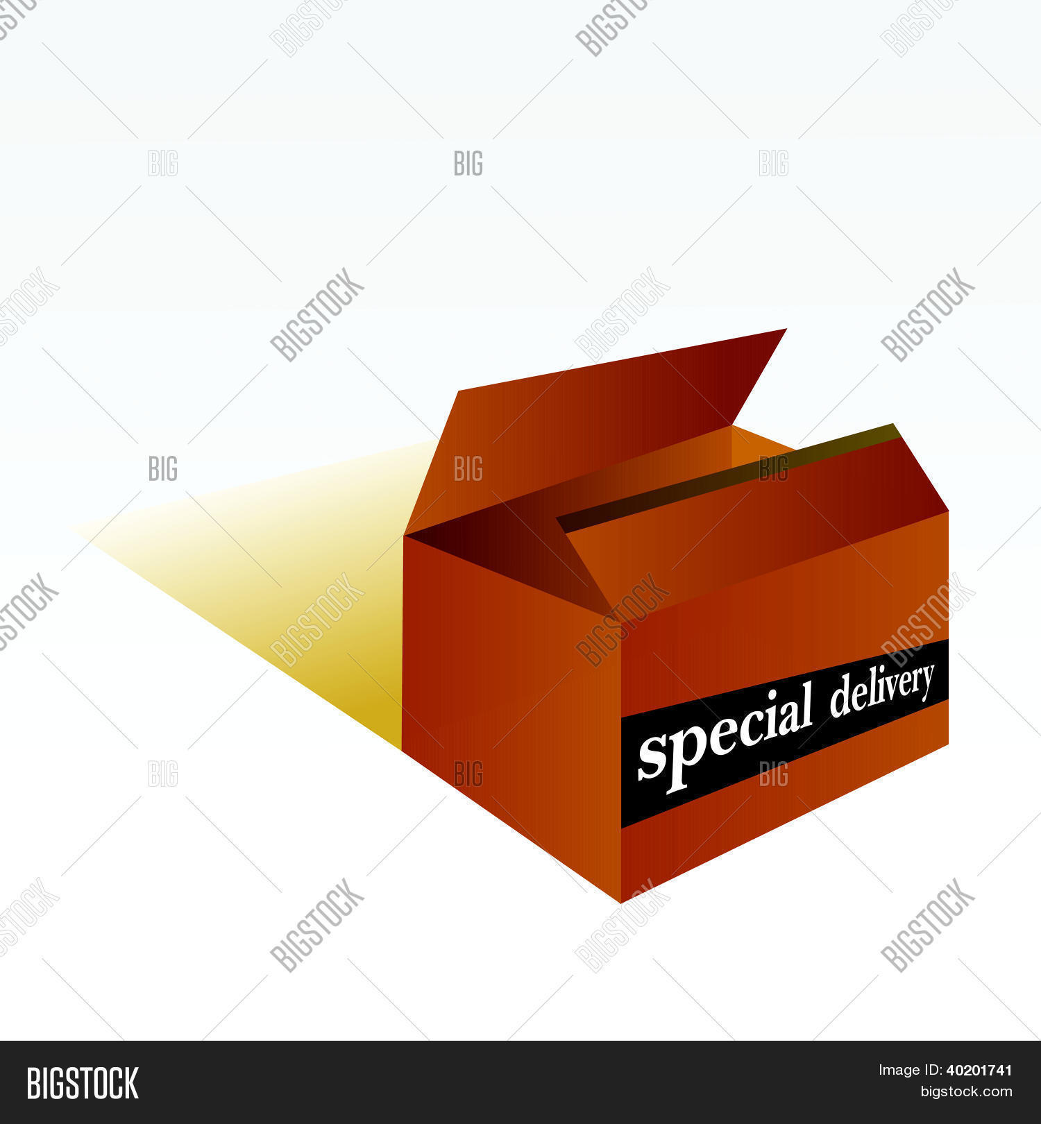 Special Delivery Box Vector & Photo (Free Trial) | Bigstock
