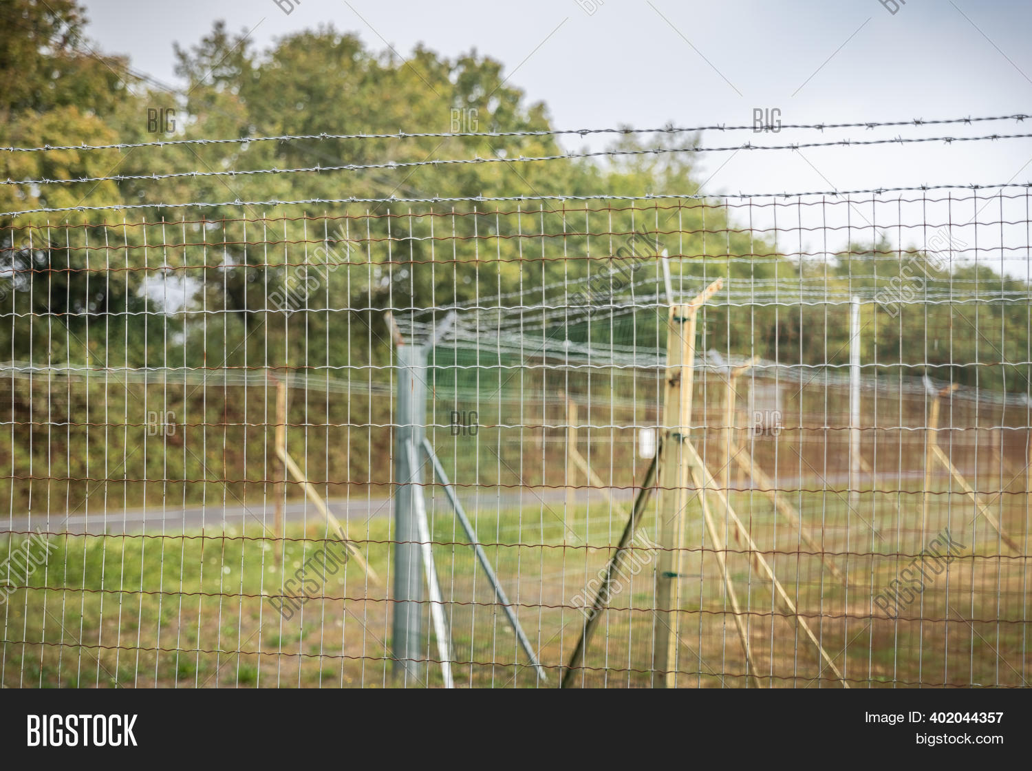 Double Barbed Wire Image & Photo (Free Trial) | Bigstock