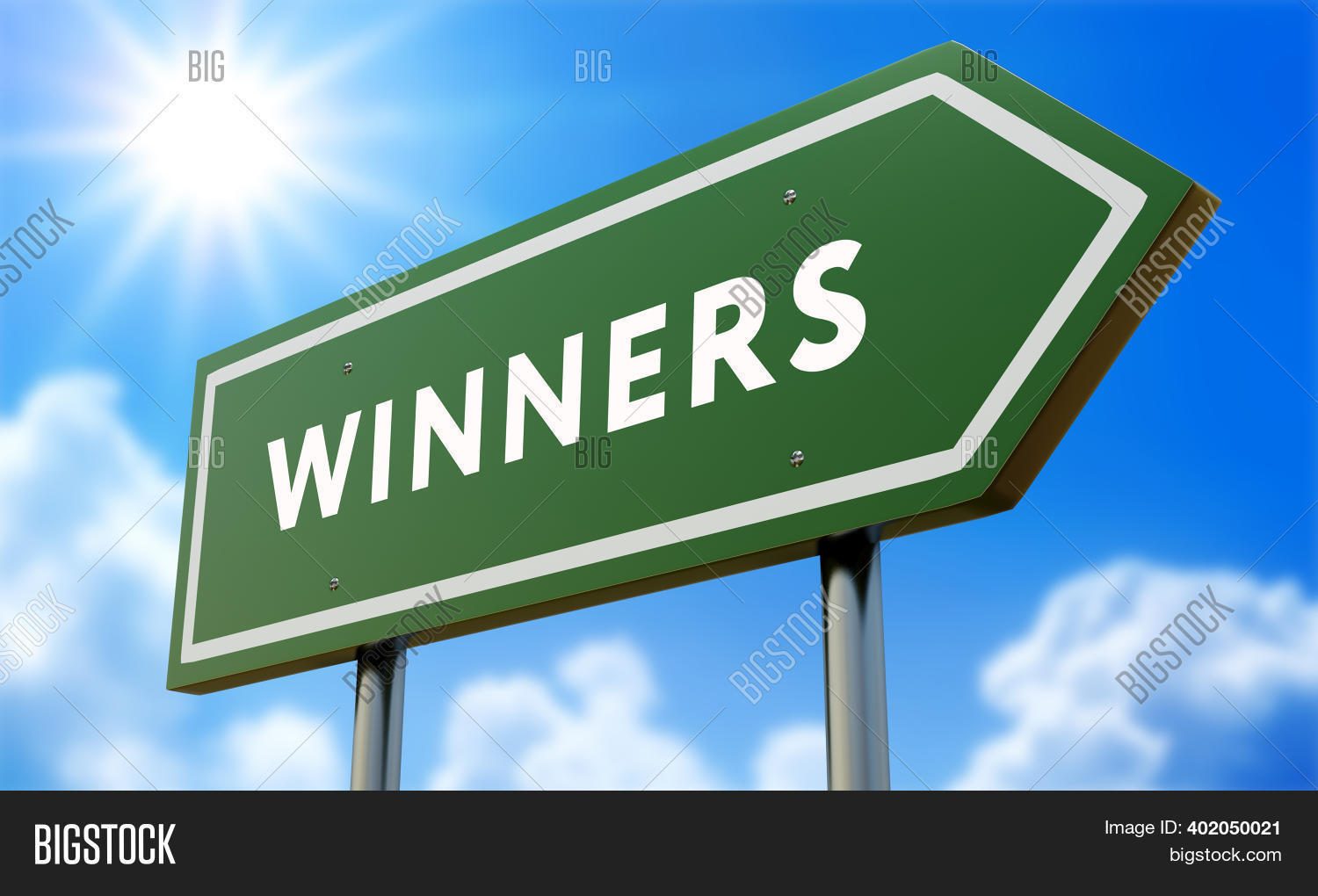 Winners Green Road Image & Photo (Free Trial) | Bigstock