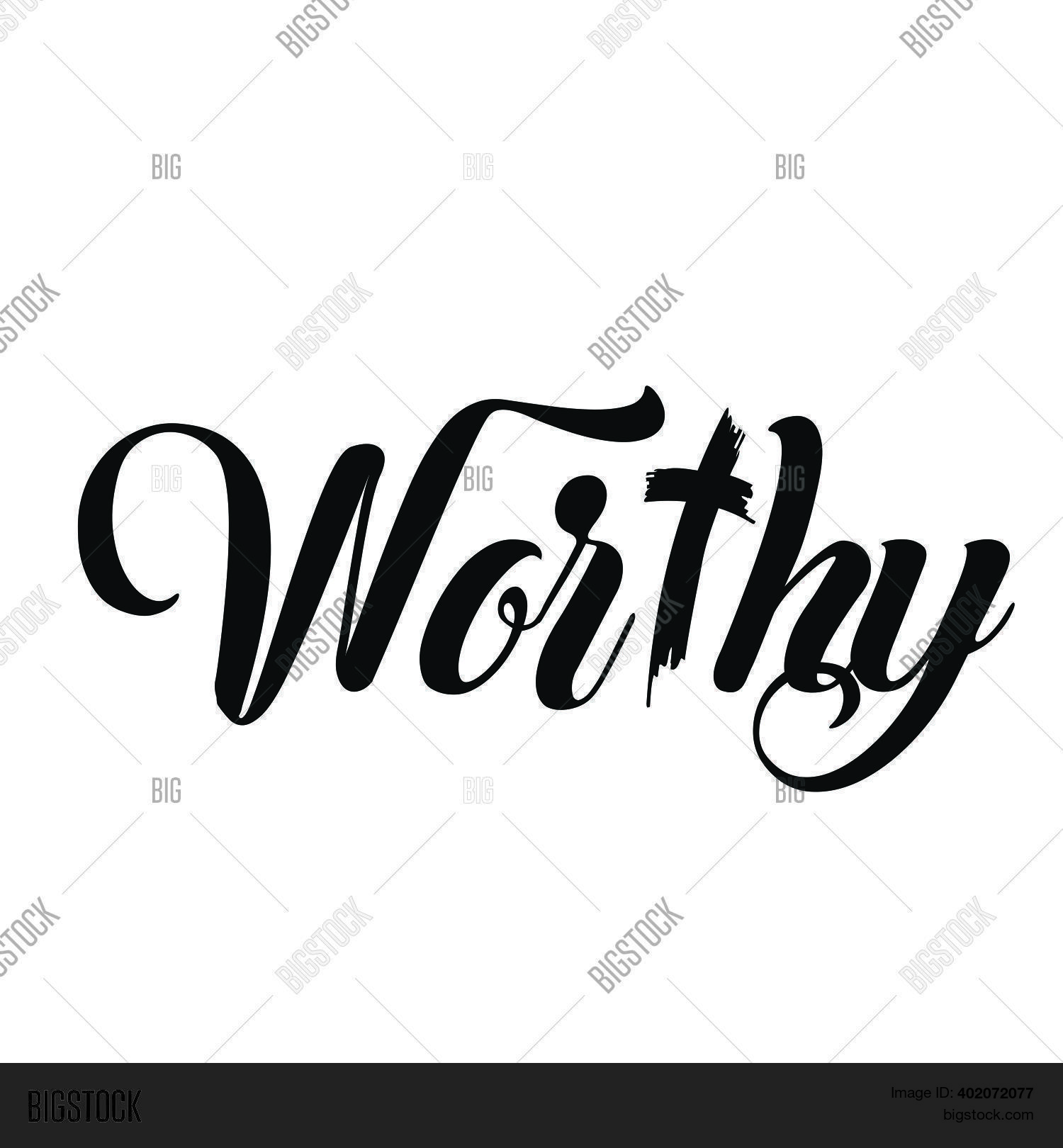 Worthy, Christian Vector & Photo (Free Trial) | Bigstock