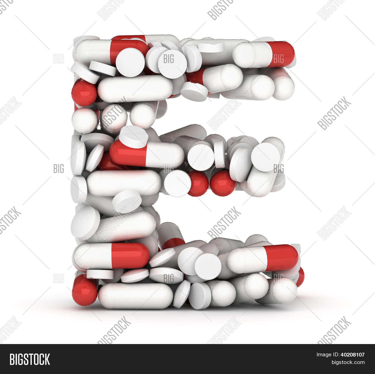 Letter E Alphabet Image & Photo (Free Trial) | Bigstock