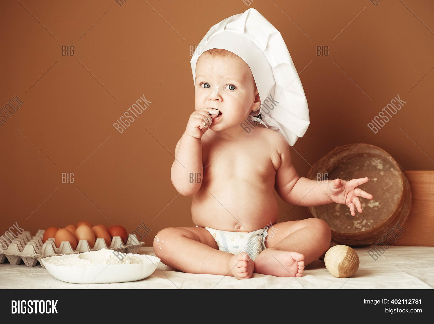 Little Boy Baker Chef' Image & Photo (Free Trial) | Bigstock