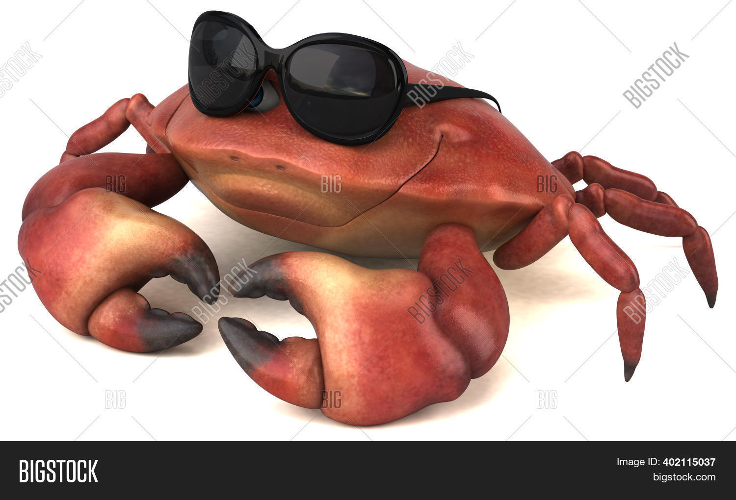 Fun Crab - 3D Image & Photo (Free Trial) | Bigstock