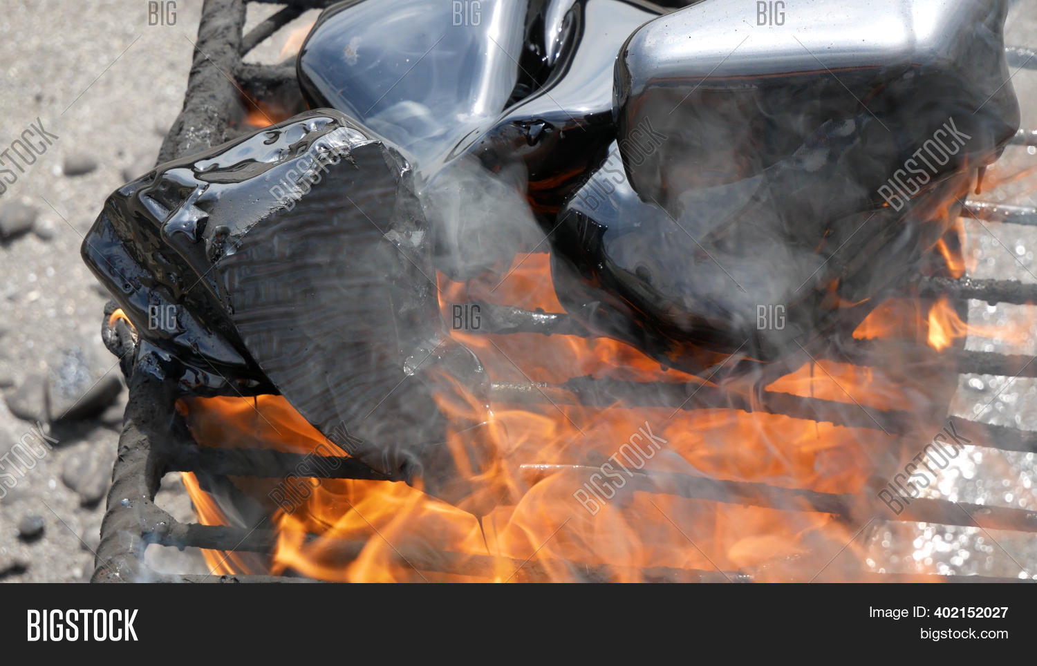 Molten Hot Tar Bucket Image & Photo (Free Trial) | Bigstock