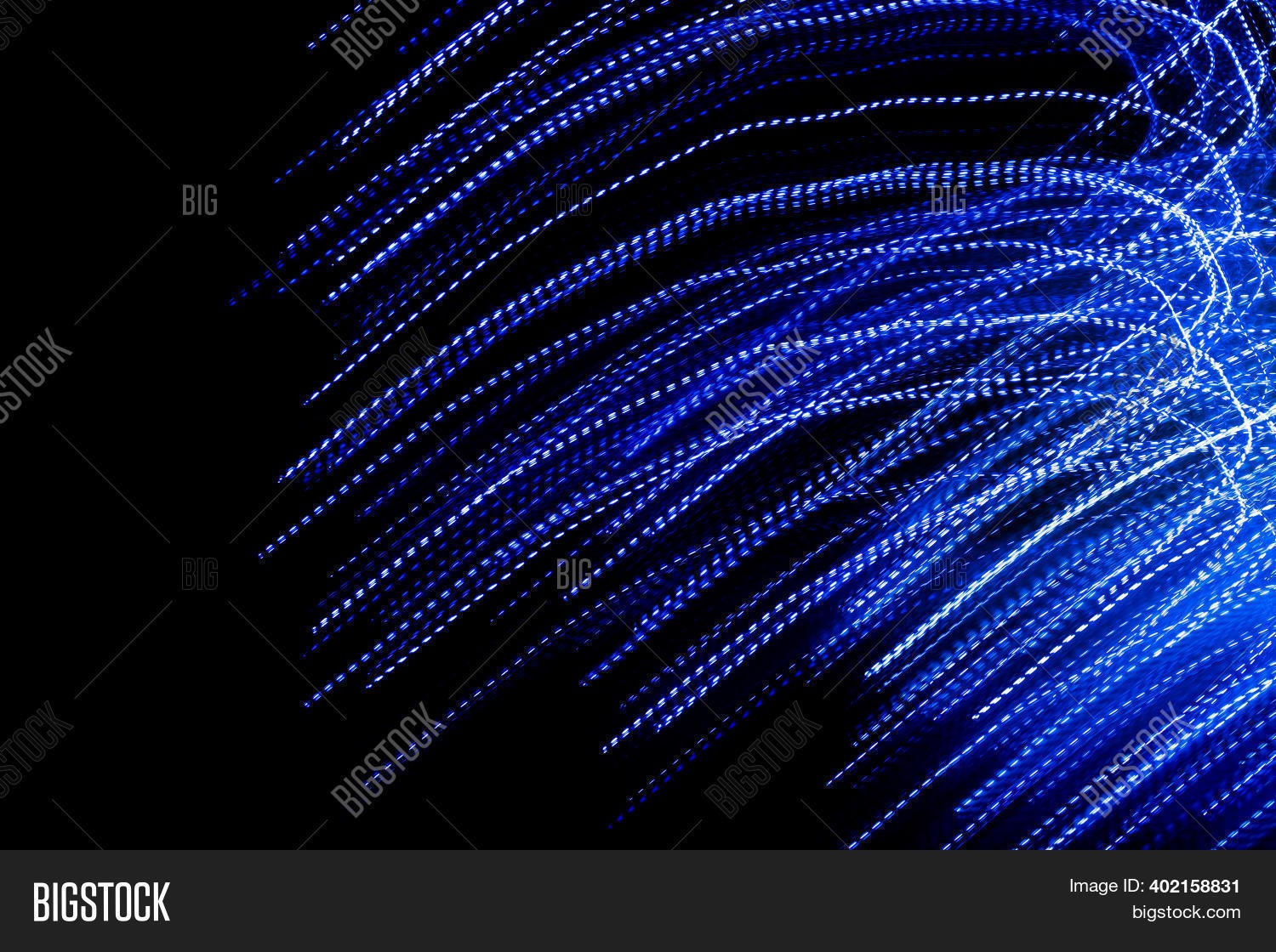 Blue Dashed Lines Image & Photo (Free Trial) | Bigstock