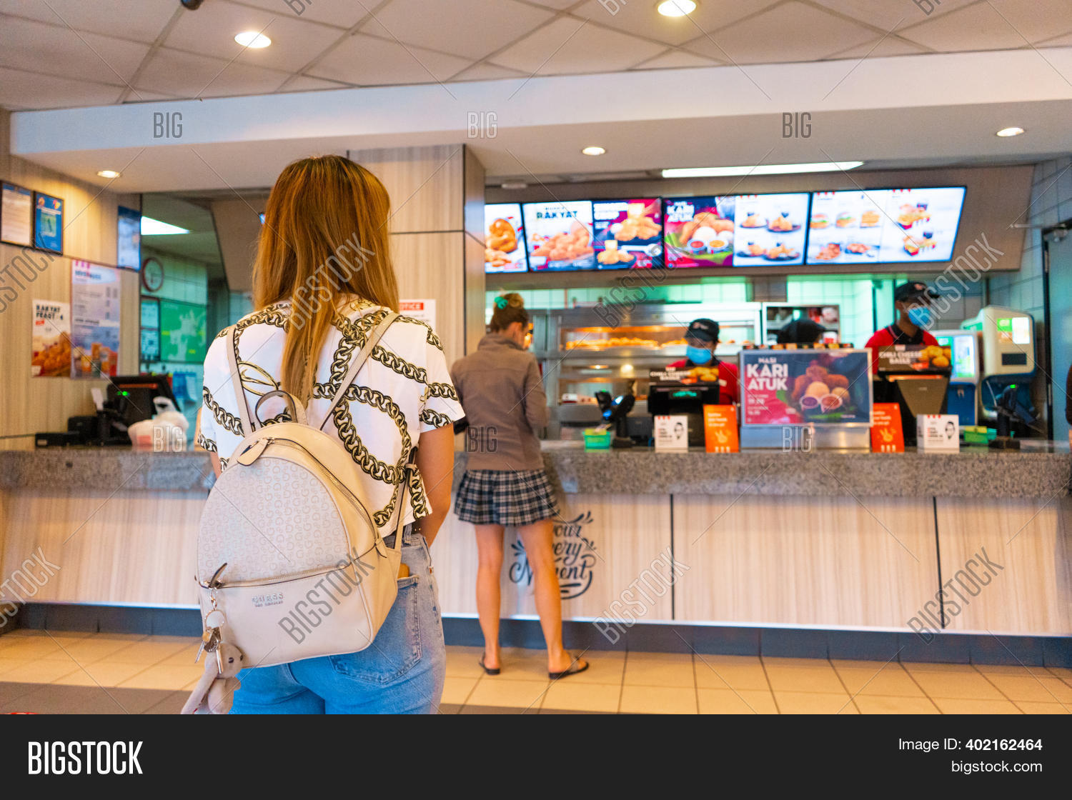 Queue Cash Desk Fast Image & Photo (Free Trial) | Bigstock
