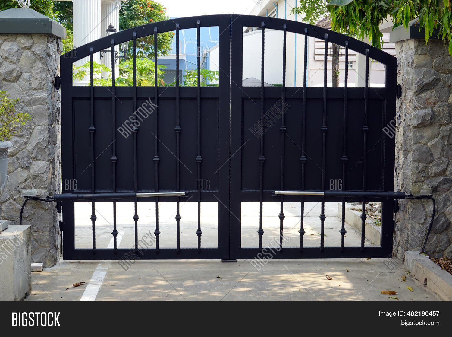 Large Black Gate Image & Photo (Free Trial) | Bigstock