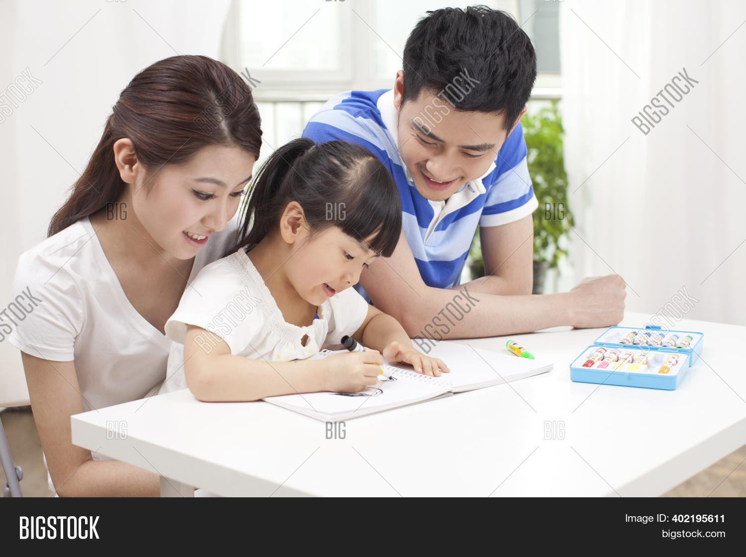 Happy Family Three Image & Photo (Free Trial) | Bigstock
