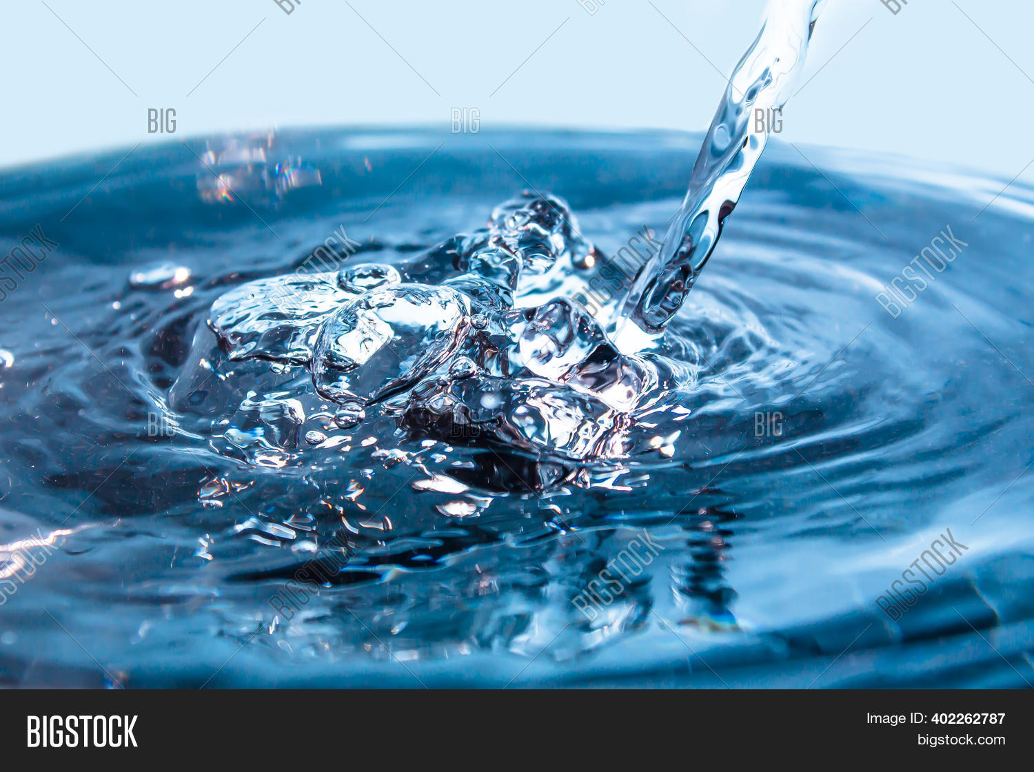 Flowing Stream Blue Image & Photo (Free Trial) | Bigstock