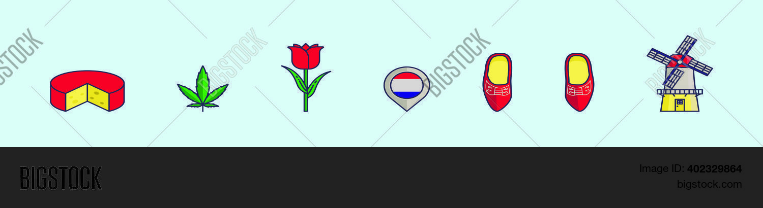 Set Netherlands Vector & Photo (Free Trial) | Bigstock