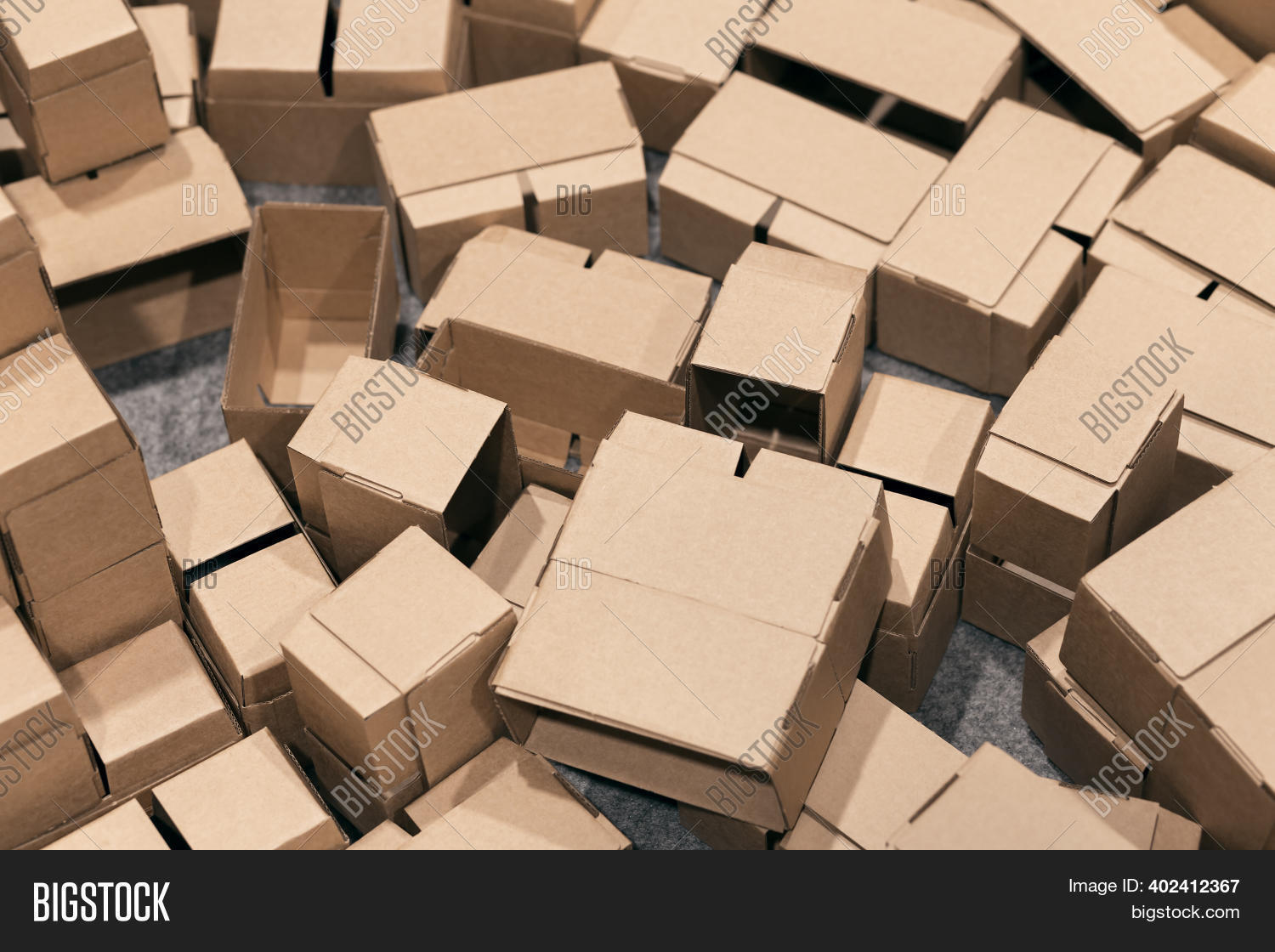 Untidy Cardboard Boxes Image & Photo (Free Trial) | Bigstock