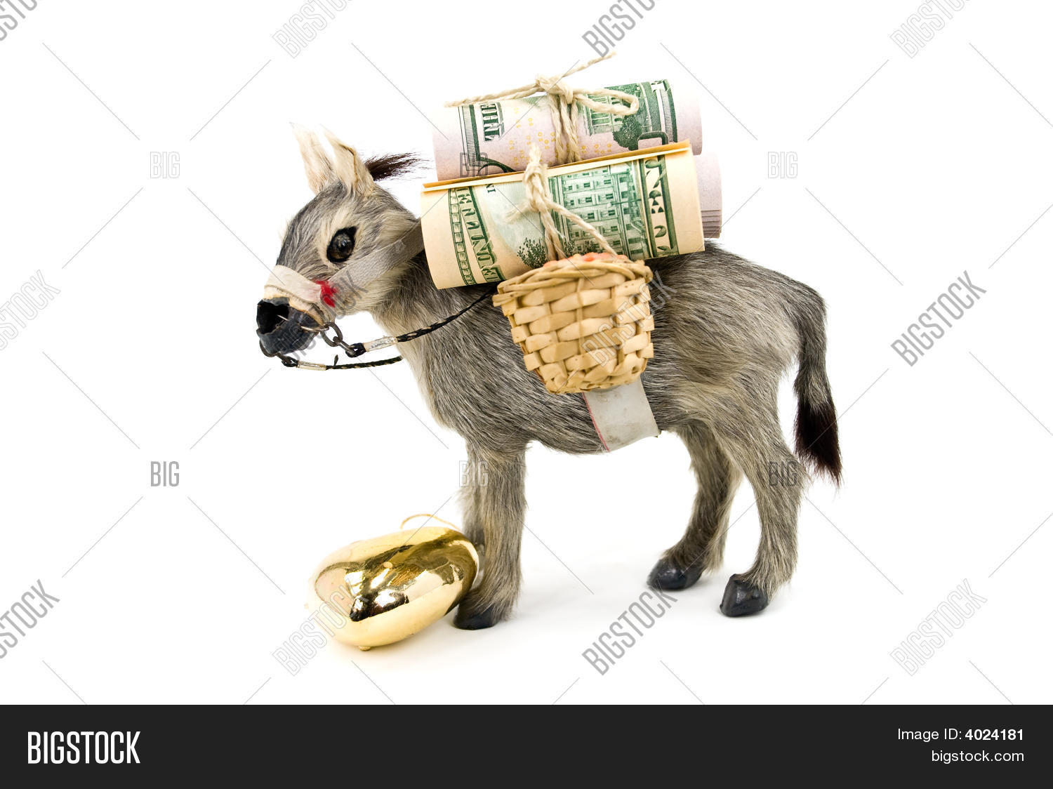 Donkey Big Money Image & Photo (Free Trial) | Bigstock