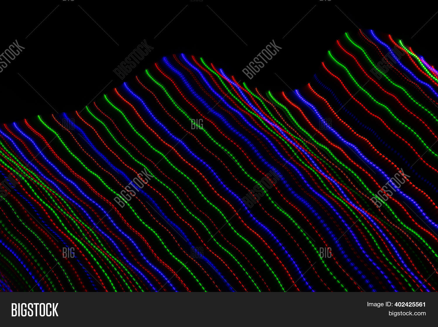 Colored Lines On Black Image & Photo (Free Trial) | Bigstock
