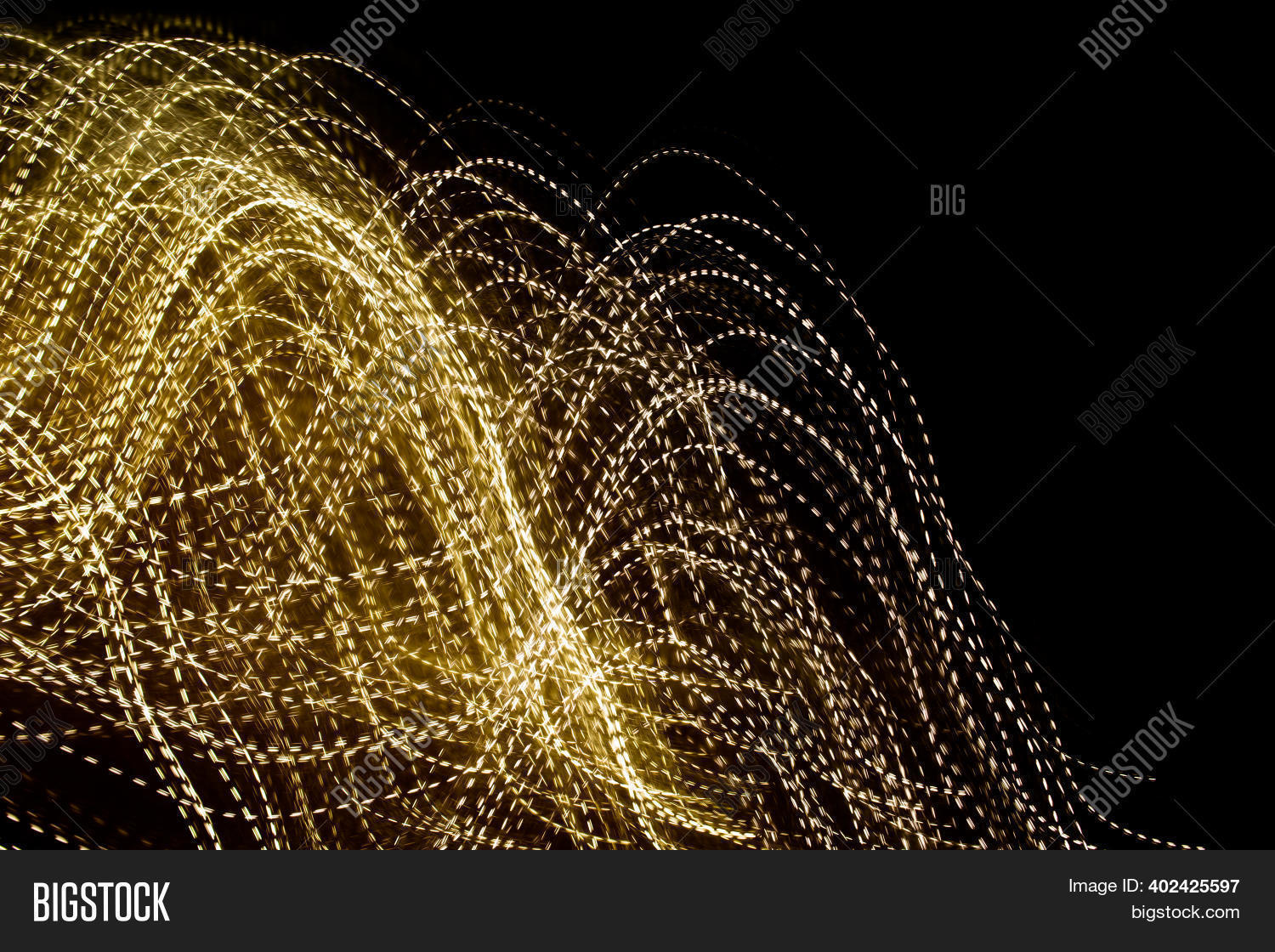 Golden Dashed Lines Image & Photo (Free Trial) | Bigstock