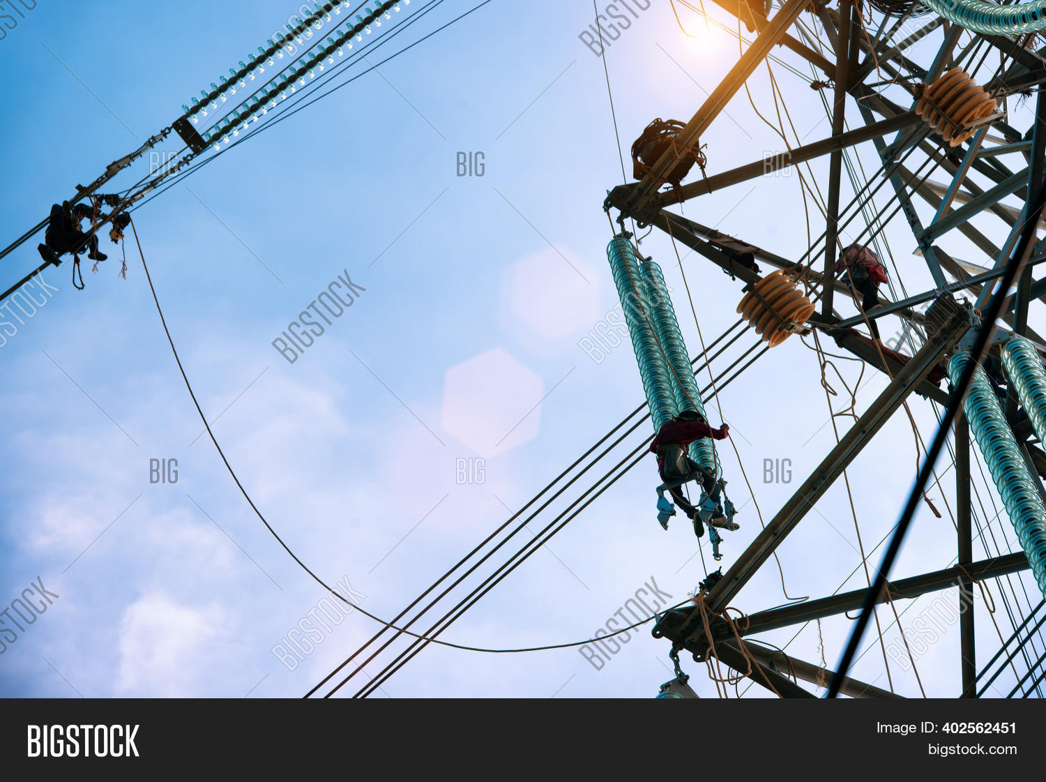 Worker Wiring On Image & Photo (Free Trial) | Bigstock