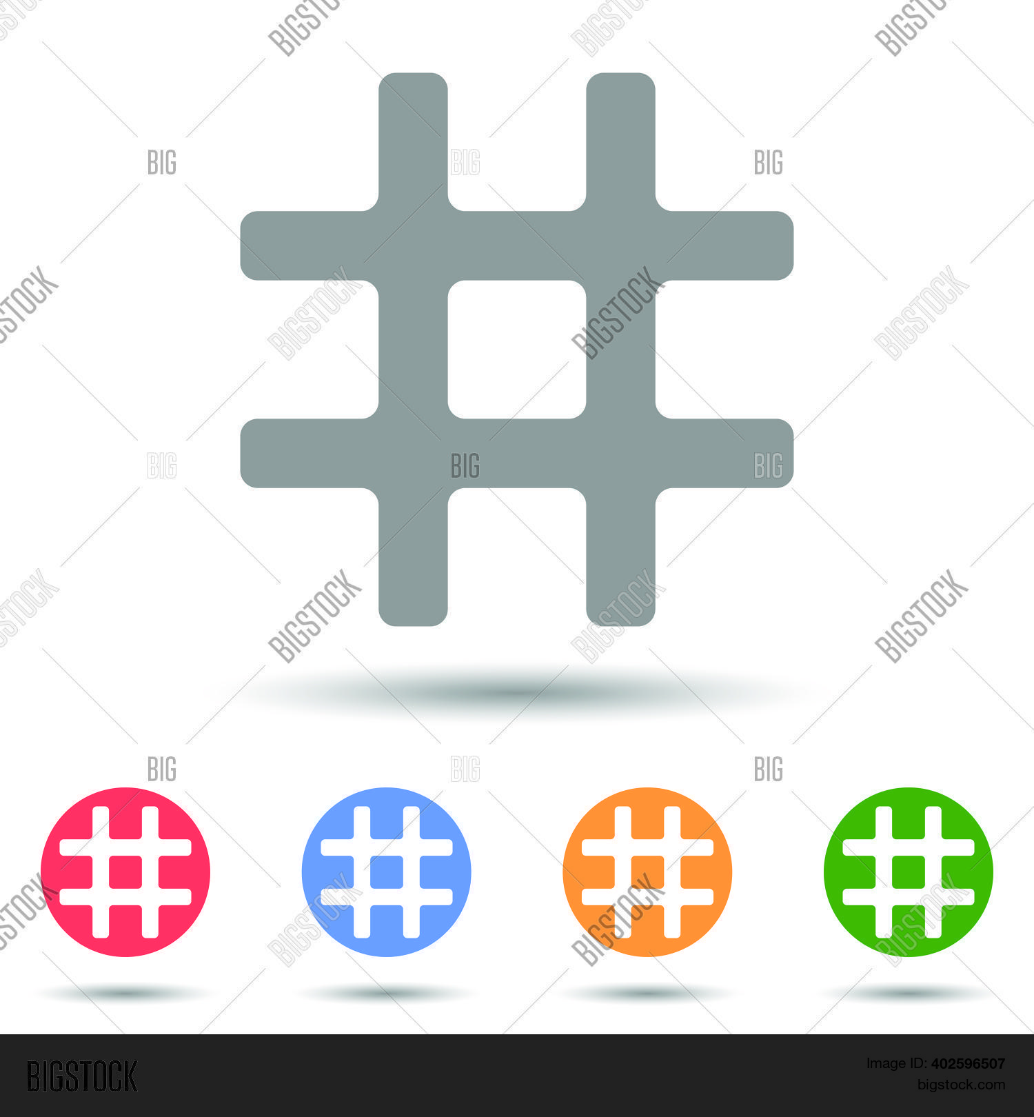 Hash Number Sign Vector & Photo (Free Trial) | Bigstock