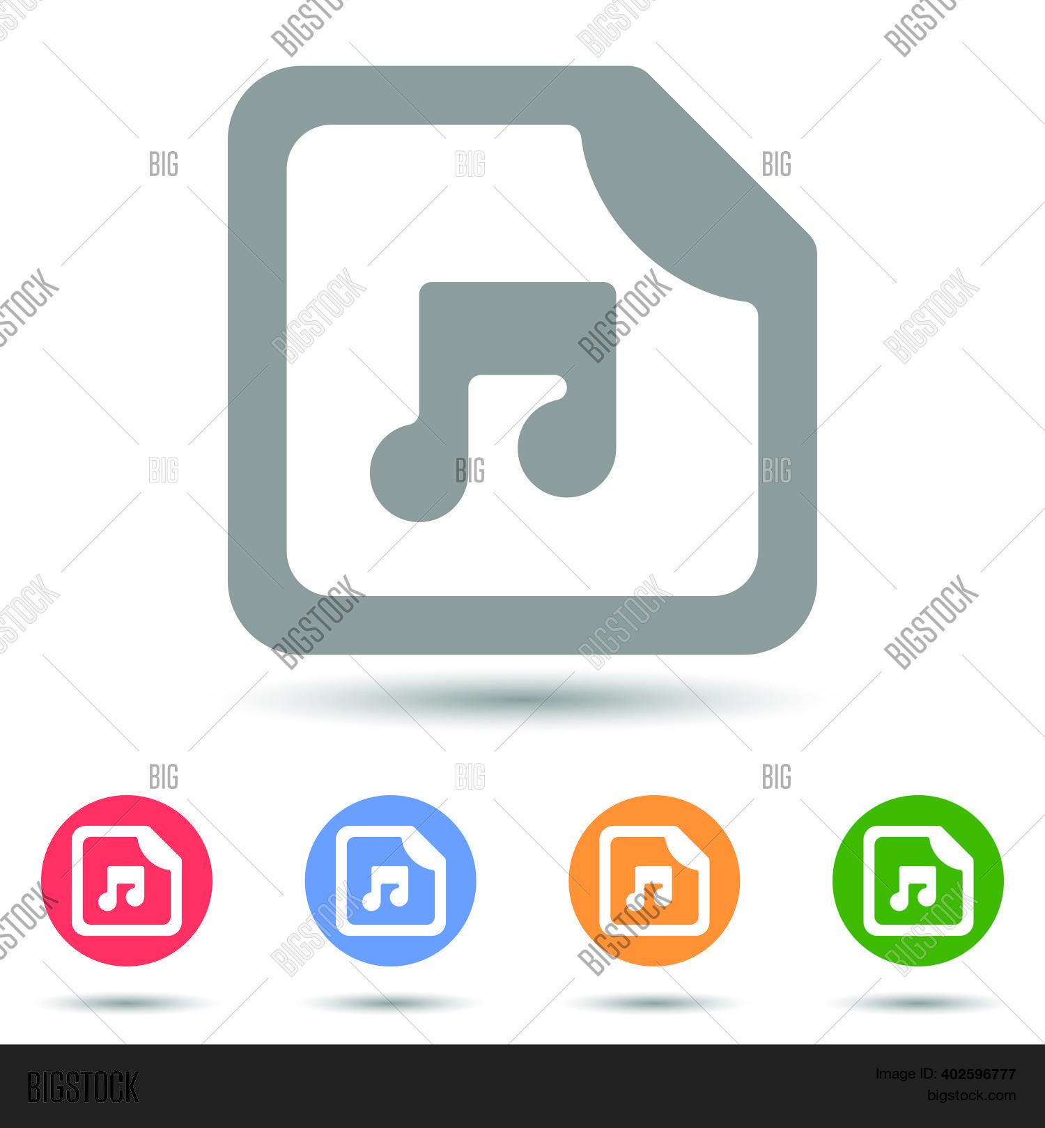 Music Note File Vector & Photo (Free Trial) | Bigstock
