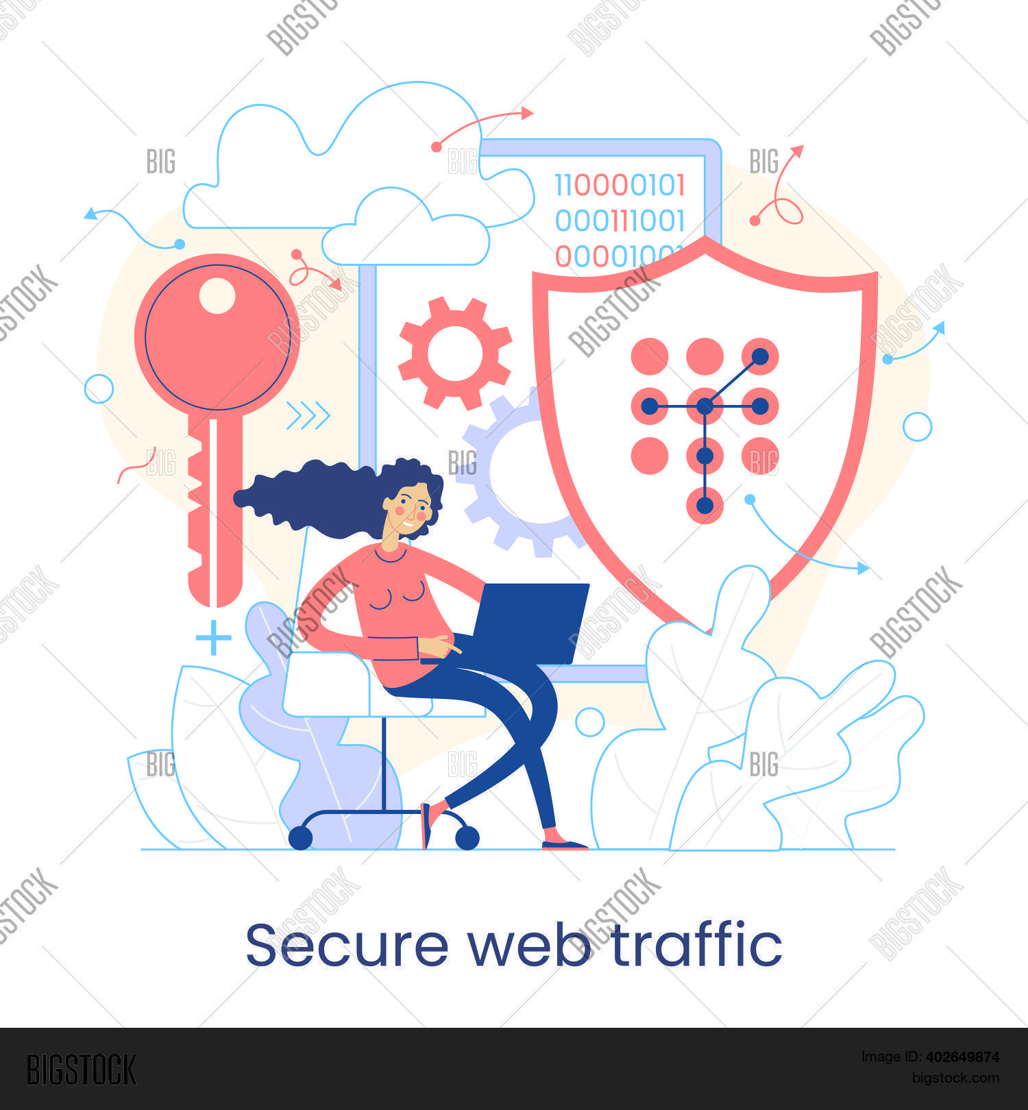 Secure Data Vector & Photo (Free Trial) | Bigstock