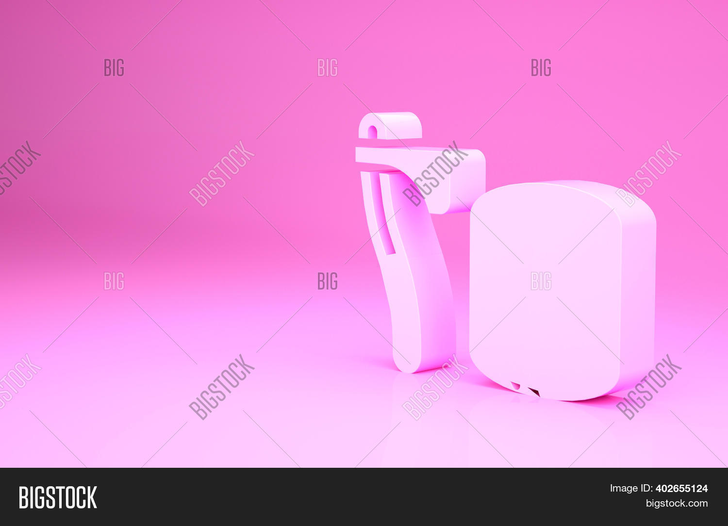 Pink Wooden Axe Stump Image & Photo (Free Trial) | Bigstock