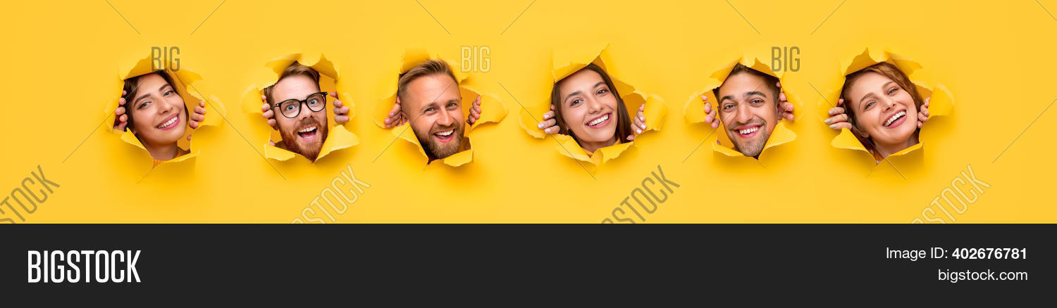 Collage Laughing Young Image & Photo (Free Trial) | Bigstock