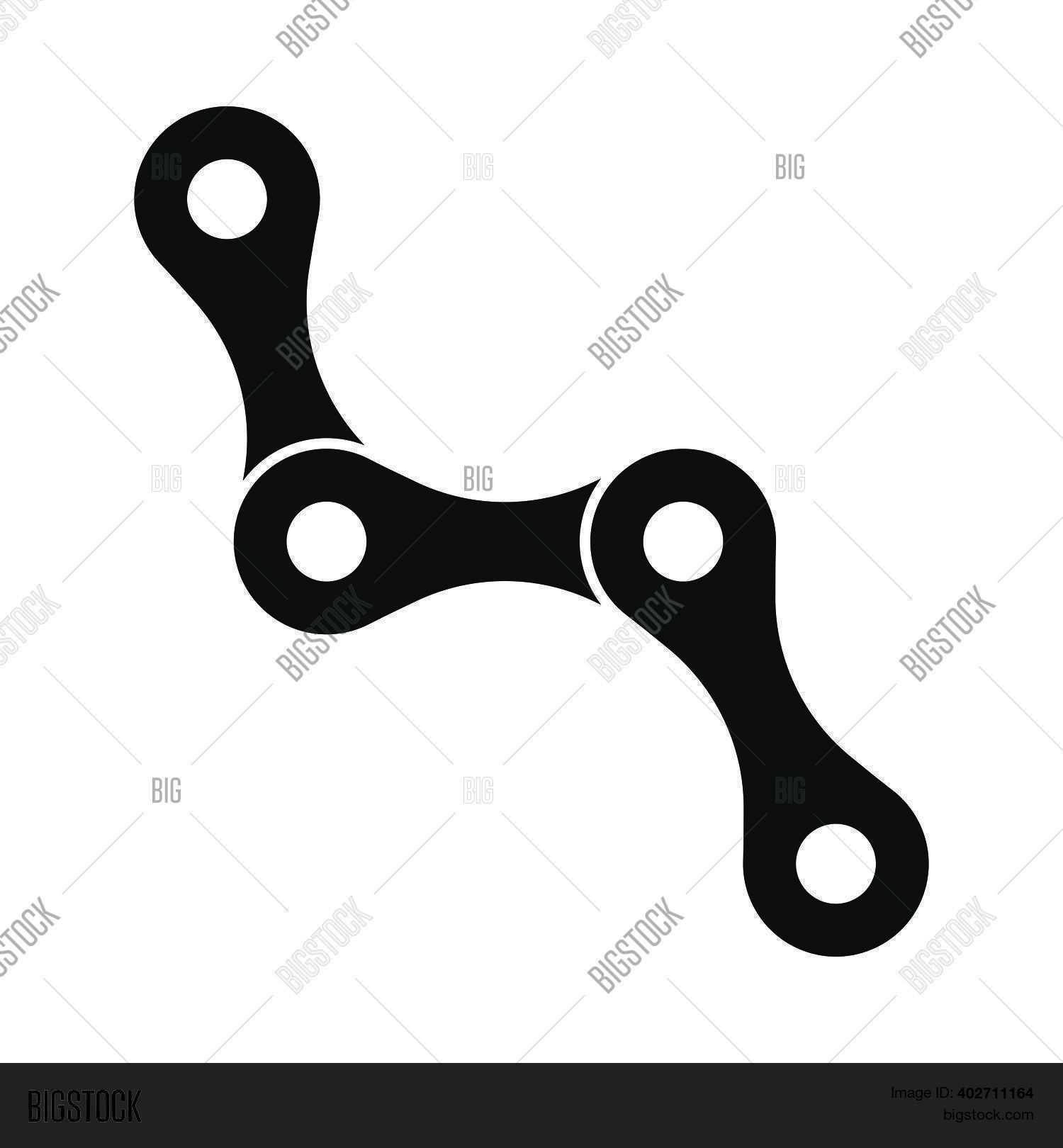 Bike Chain Icon. Vector & Photo (Free Trial) | Bigstock
