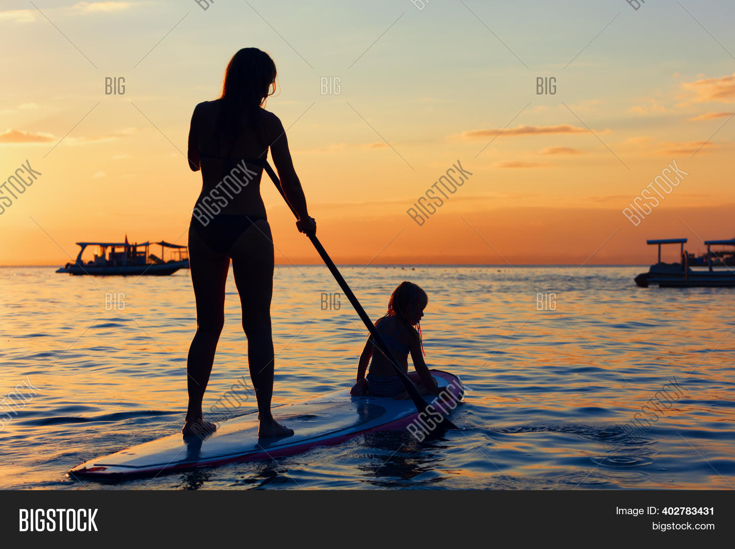 Active Paddle Boarder Image & Photo (Free Trial) | Bigstock