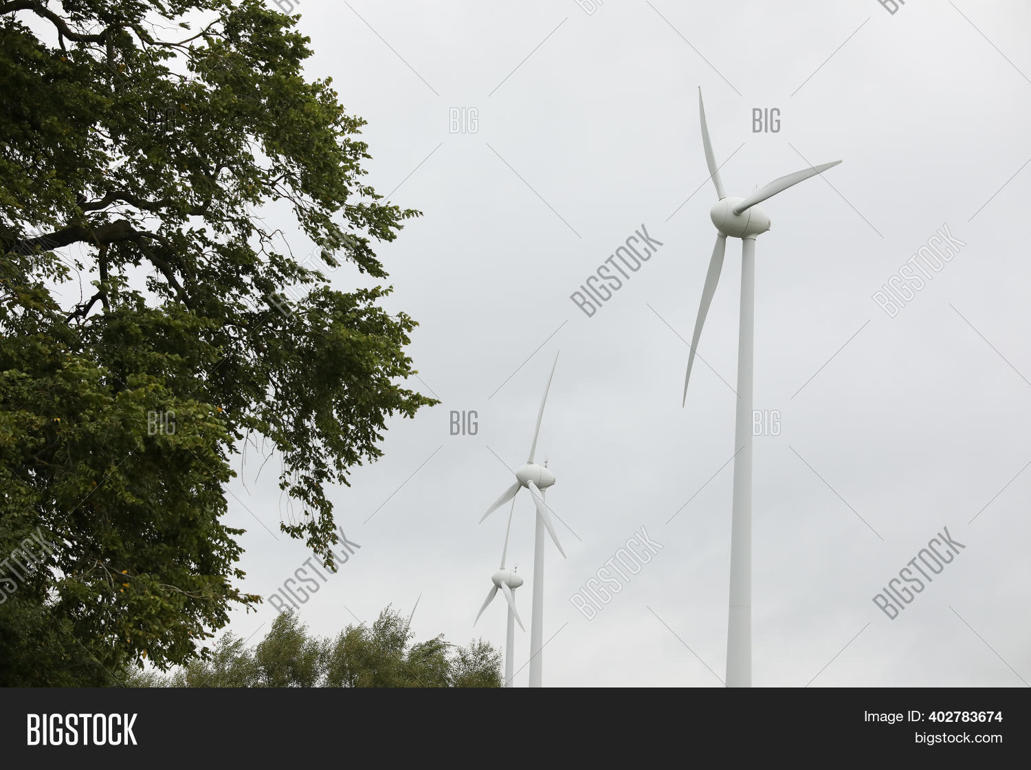 Wind Turbines Field Image & Photo (Free Trial) | Bigstock