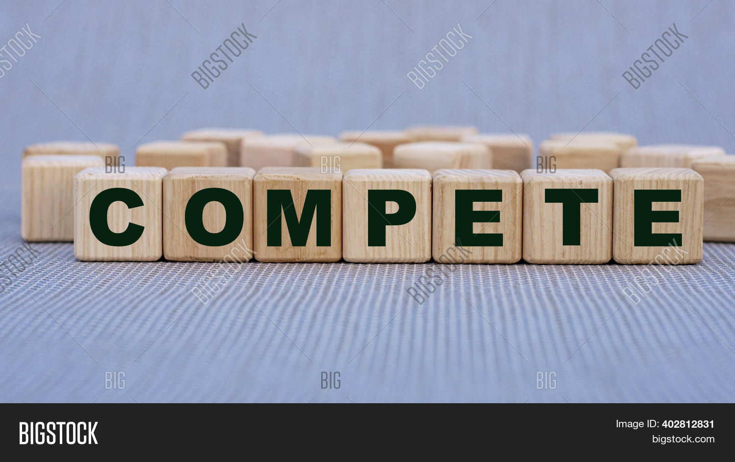 Compete - Word On Image & Photo (Free Trial) | Bigstock