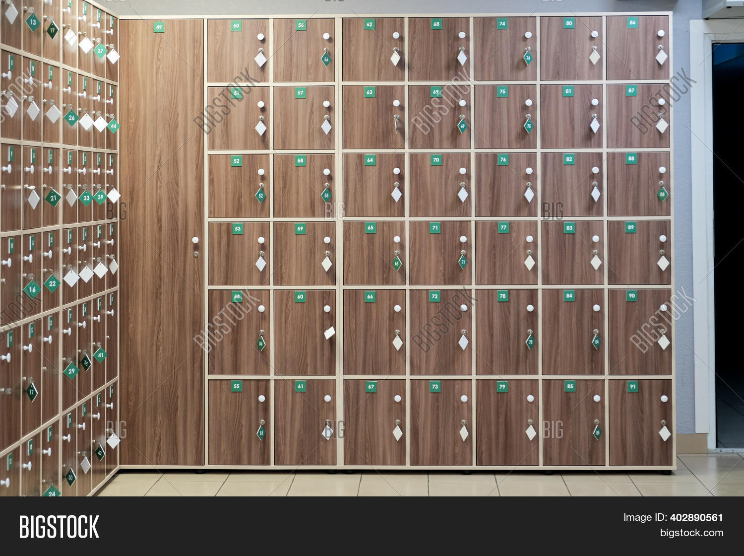 Lockers Numbers Image & Photo (Free Trial) | Bigstock
