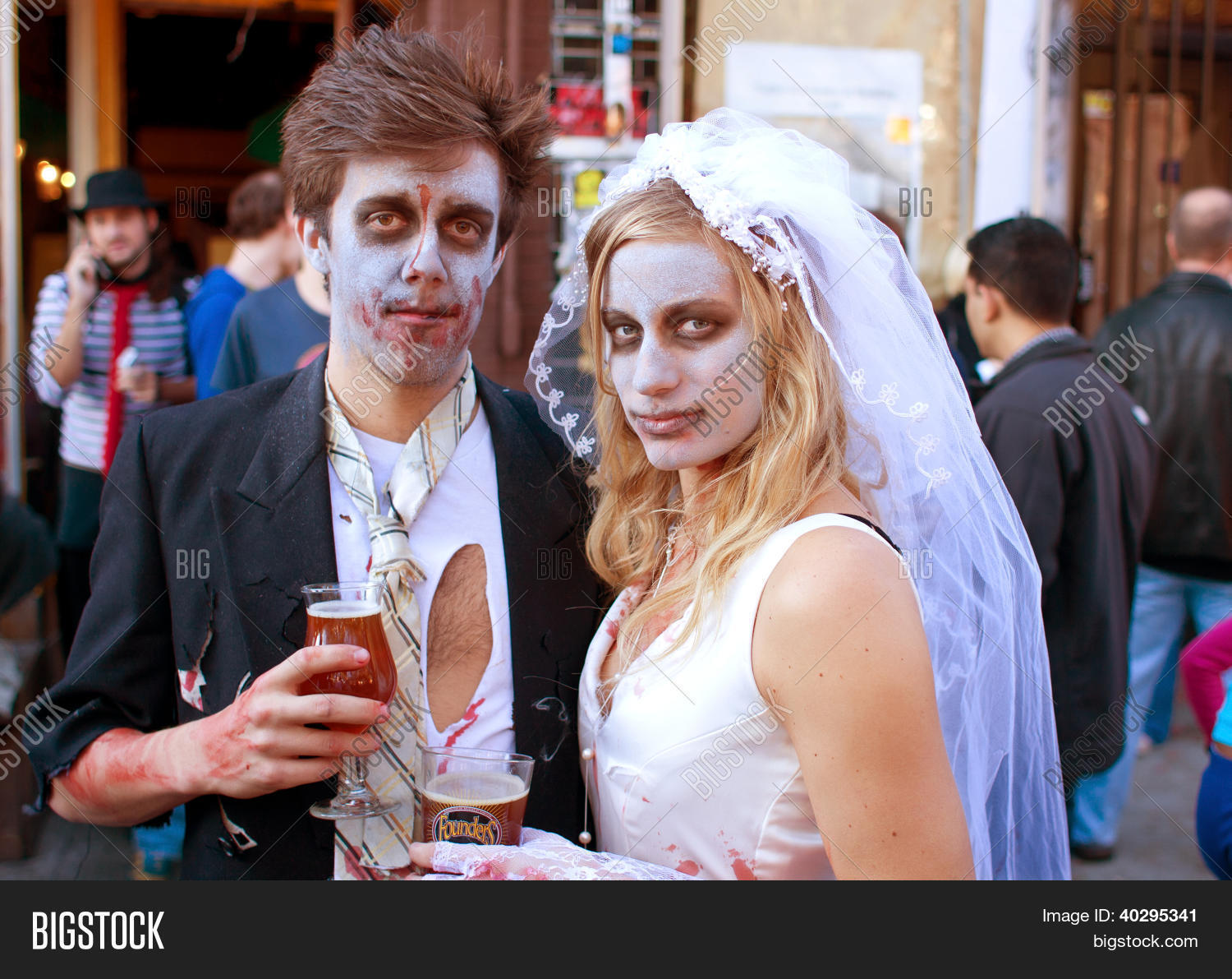 Zombie Bride Groom Image & Photo (Free Trial) | Bigstock