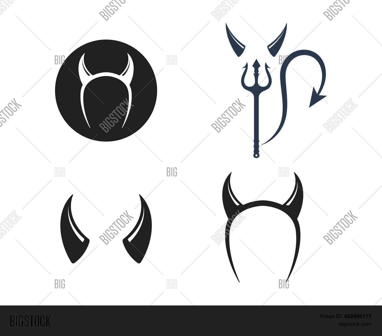 Devil Horns Silhouette