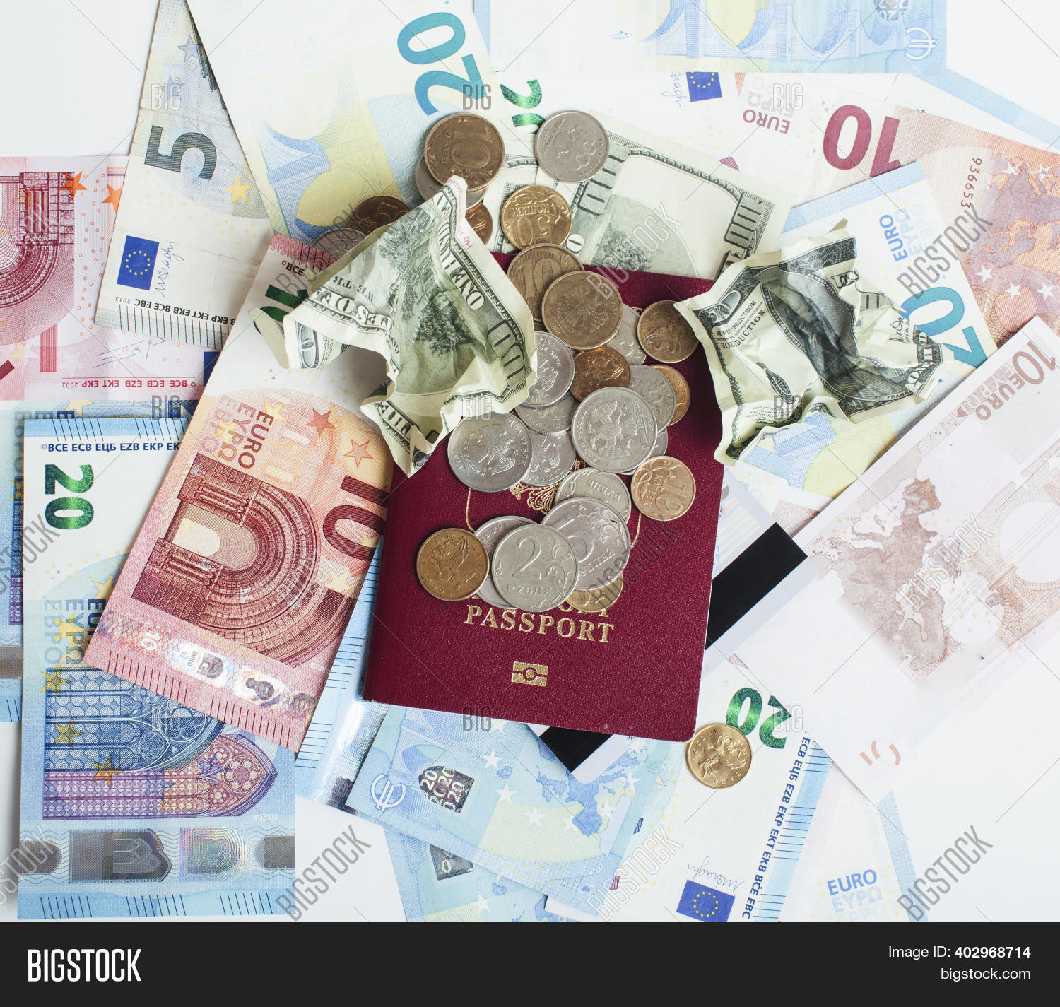 Cash On Table Isolated Image & Photo (Free Trial) | Bigstock