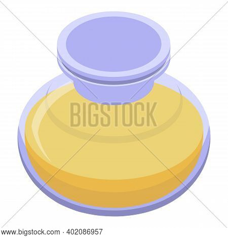 Jojoba Oil Pot Icon. Vector & Photo (Free Trial) | Bigstock