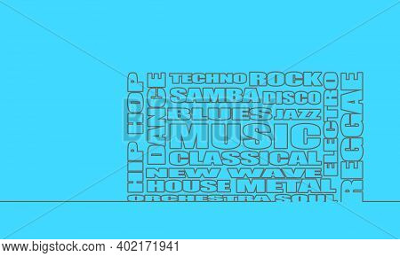 Main Music Genres Vector & Photo (Free Trial) | Bigstock