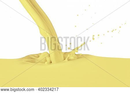 Vanilla Milk Splash Image & Photo (Free Trial) | Bigstock