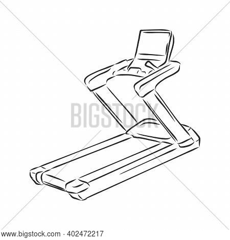 Treadmill Doodle Vector & Photo (Free Trial) | Bigstock