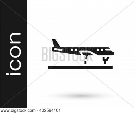 Black Plane Icon Vector & Photo (Free Trial) | Bigstock