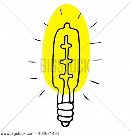 Long Halogen Light Vector & Photo (Free Trial) | Bigstock