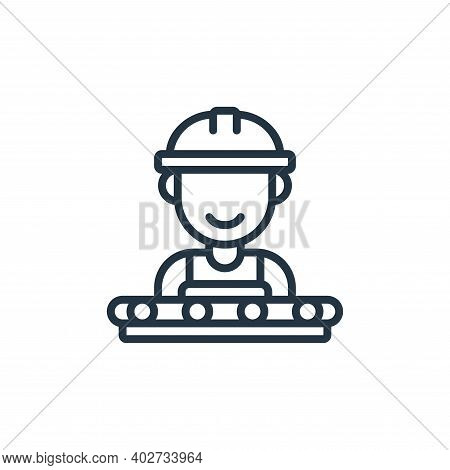 Worker Icon Isolated Vector & Photo (Free Trial) | Bigstock