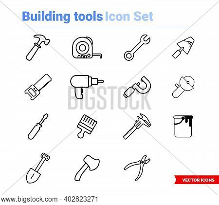 Building Tools Icon Vector & Photo (Free Trial) | Bigstock